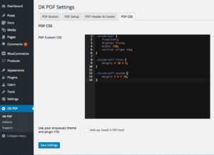CSS Settings - dinamiko.dev